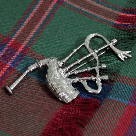 The Shepherd'S Knot | Jewelry | New Pewter Bagpipe Kilt Scarf Pin Brooch Imported From Scotland ...